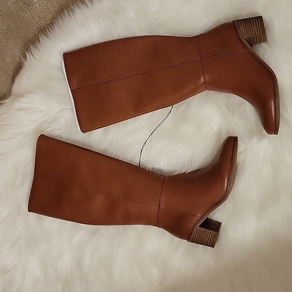 Universal Thread | Shoes | Universal Thread Brinley Tall Boots Cognac ...